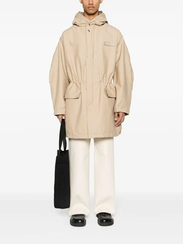 Jacquemus Le Parka Marrone Hooded Coat