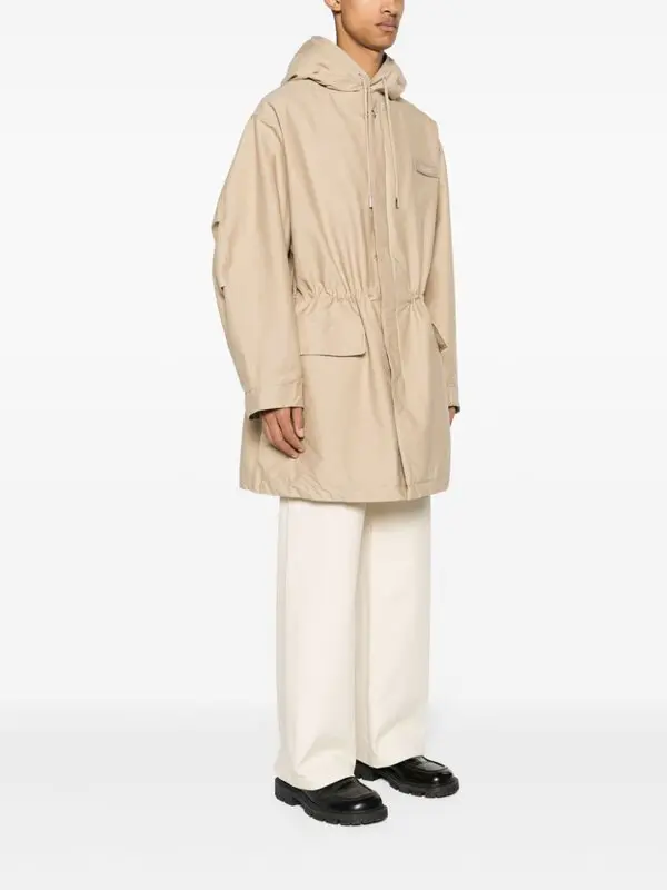 Jacquemus Le Parka Marrone Hooded Coat