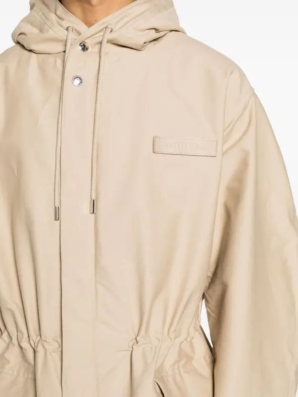 Jacquemus Le Parka Marrone Hooded Coat