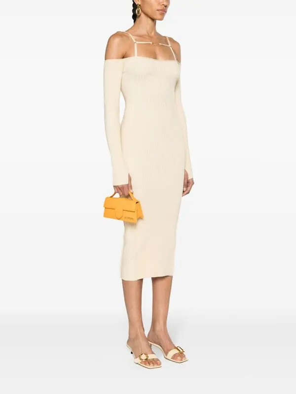 Jacquemus Le Bambino Leather Tote - Yellow