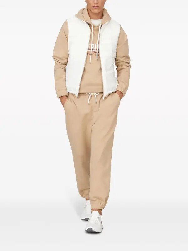 Brunello Cucinelli Straight-leg Cotton-blend Track Pants
