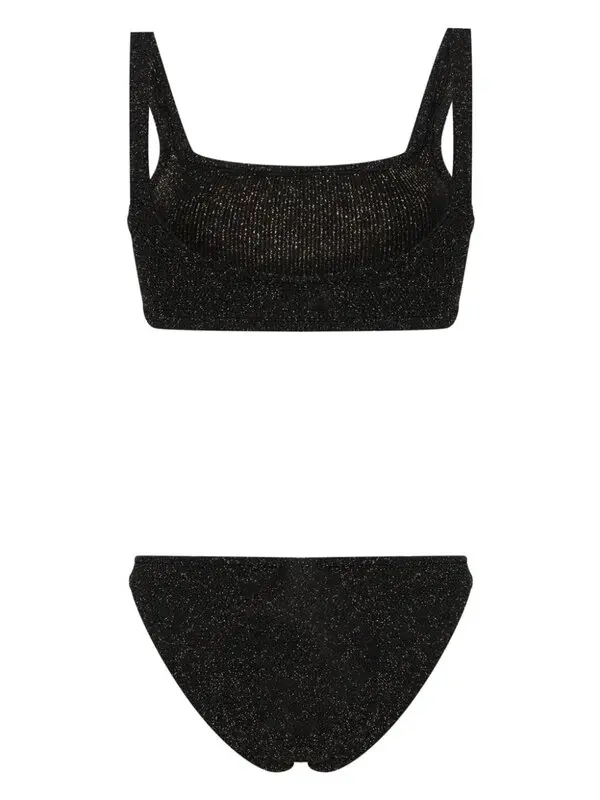 Hunza G Xandra Shirred Bikini - Black