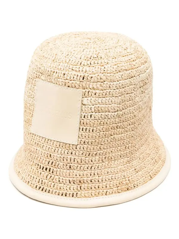 Jacquemus Le Bob Soli Bucket Hat - Neutrals