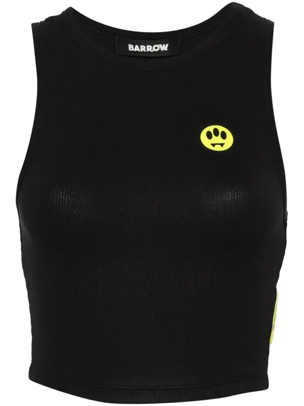 BARROW Logo-print Cropped Top