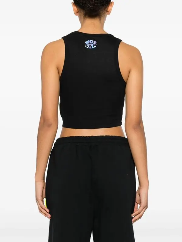 BARROW Logo-print Cropped Top