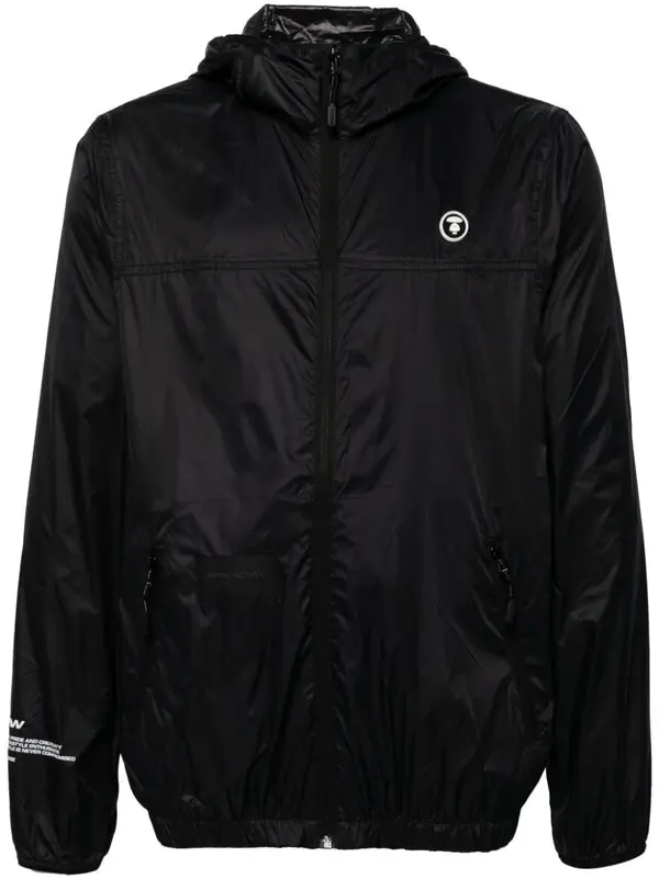 AAPE BY *A BATHING APE® Logo-appliqué Hooded Jacket