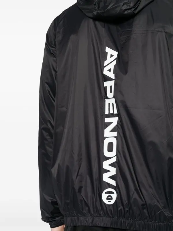 AAPE BY *A BATHING APE® Logo-appliqué Hooded Jacket