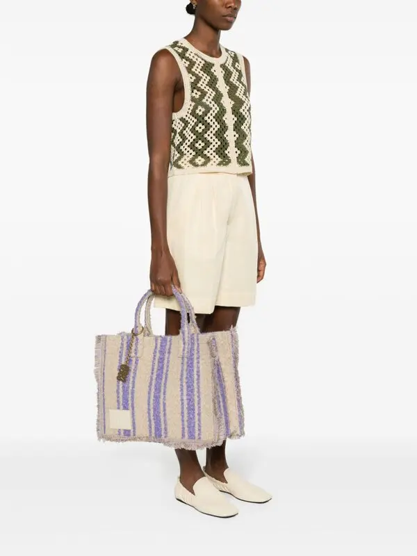Sandro Kasbah Tweed Tote Bag