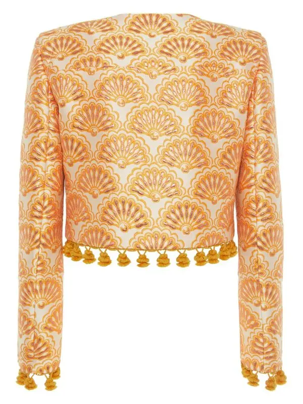 La DoubleJ Bijoux Matelassé Cropped Jacket
