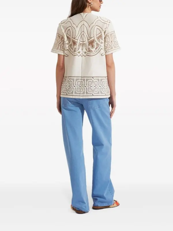 La DoubleJ Lacey House Embroidered T-shirt