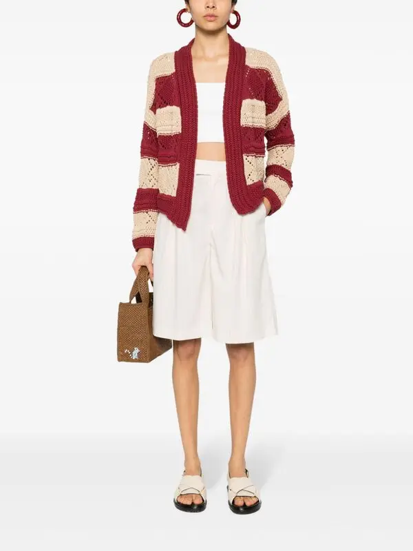 La DoubleJ Summer Knitted Cardigan - Red