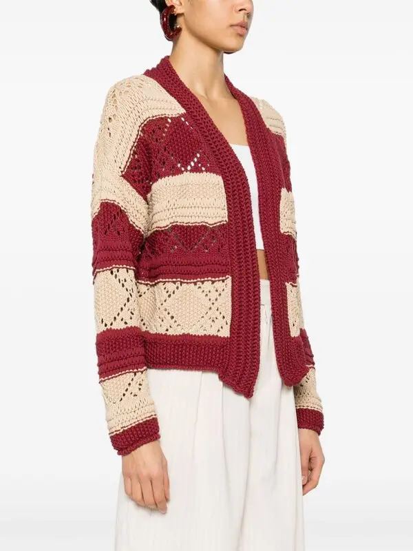 La DoubleJ Summer Knitted Cardigan - Red