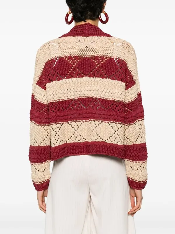 La DoubleJ Summer Knitted Cardigan - Red