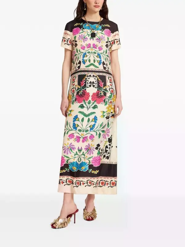 La DoubleJ Swing Maxi Dress - Blue