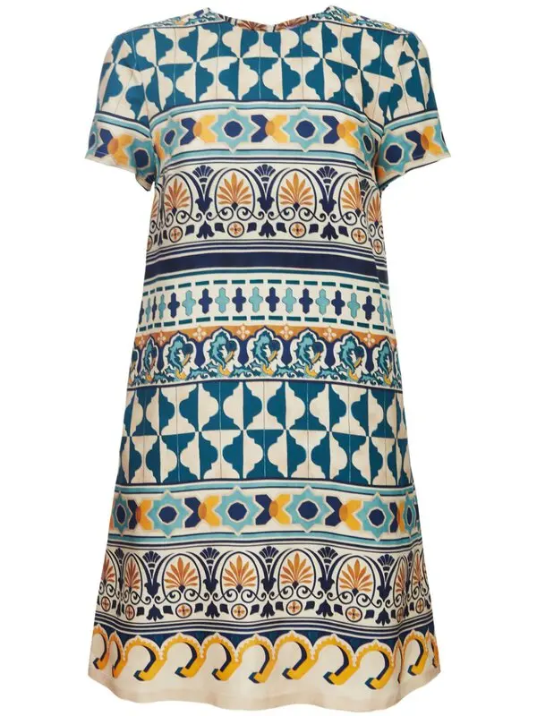La DoubleJ Mini Swing A-line Dress - Neutrals