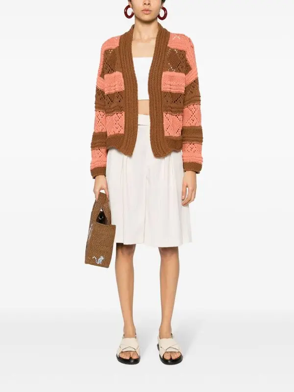 La DoubleJ Summer Knitted Cardigan - Brown
