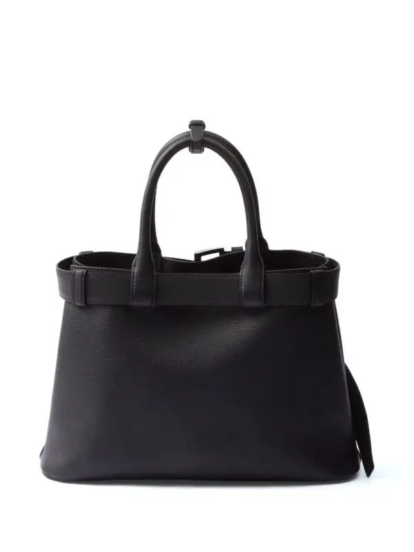 Prada Small Buckle Tote Bag - Black