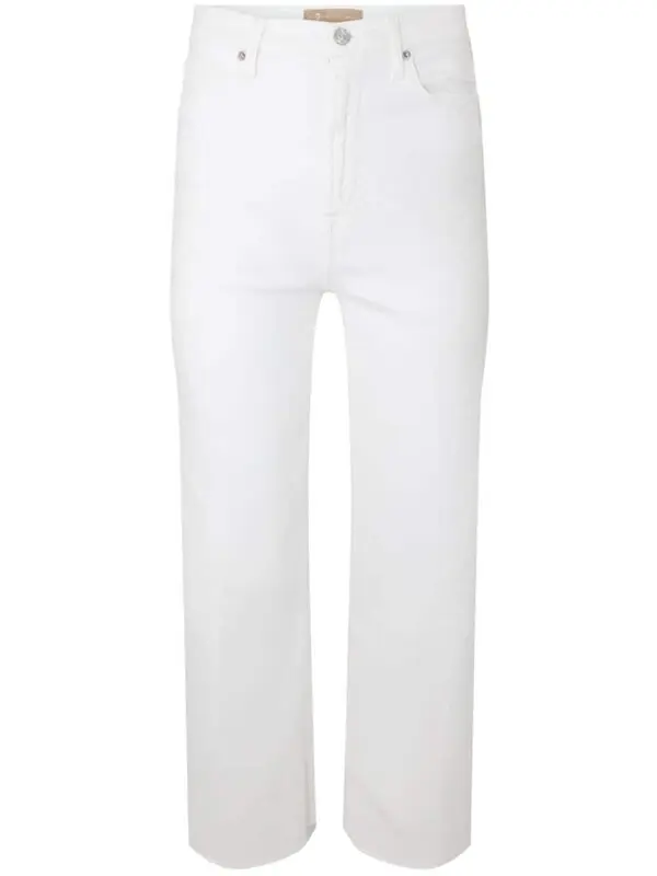 7 For All Mankind Jo High-rise Cropped Jeans