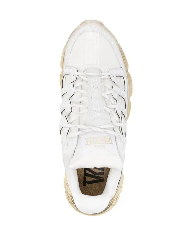 Versace Trigreca Gradient Sneakers - White