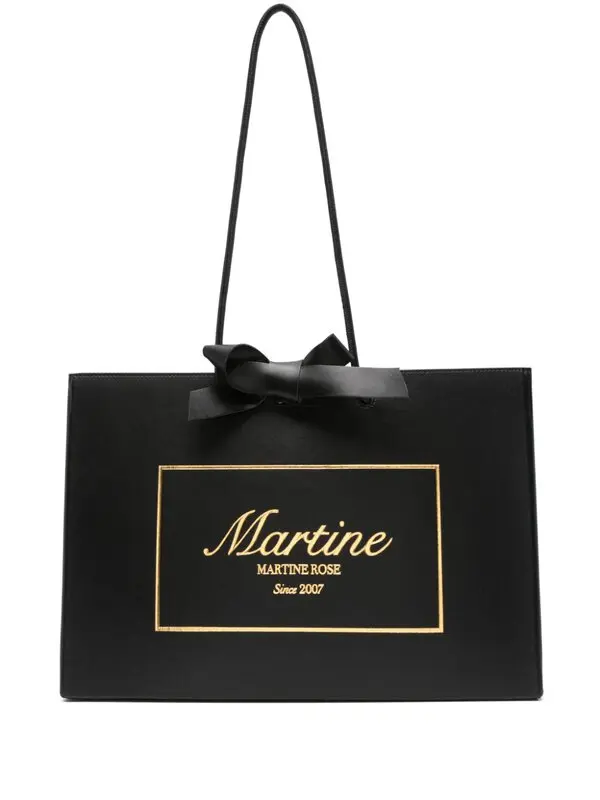 Martine Rose Logo-debossed Tote Bag