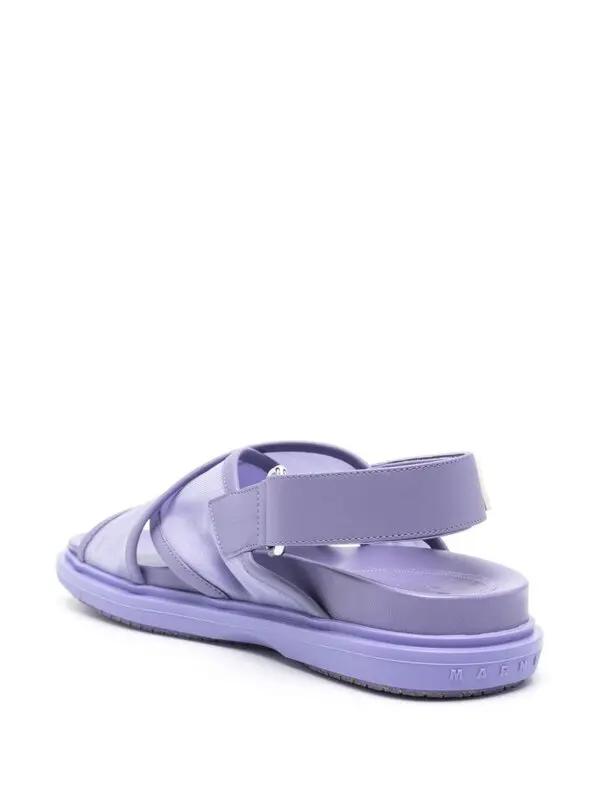 Marni Fussbett Logo-appliqué Sandals