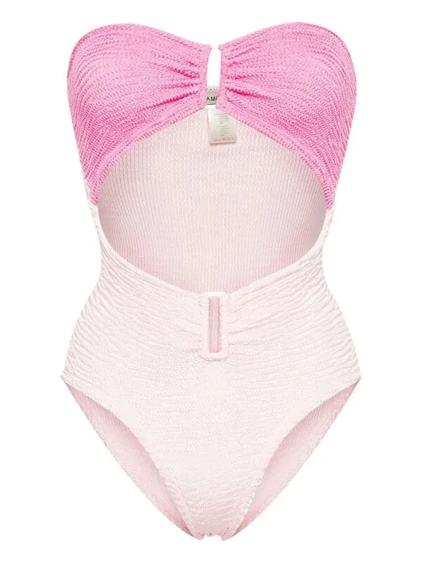 PARAMIDONNA Rene Smock-design Swimsuit - Pink