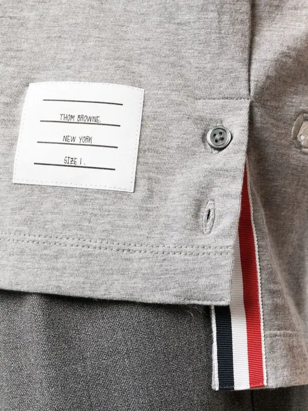 Thom Browne Embroidered Cotton T-shirt