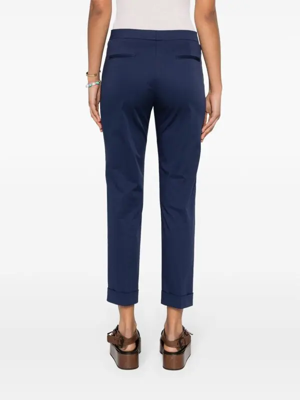 Etro Stretch-cotton Cropped Trousers