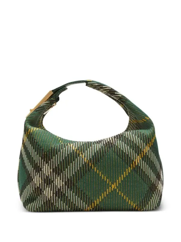 Burberry Check-pattern Shoulder Bag - Green