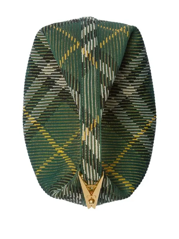 Burberry Check-pattern Shoulder Bag - Green