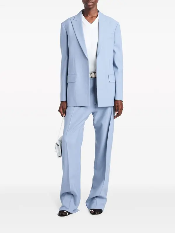 Proenza Schouler Devon Peak-lapel Blazer - Blue