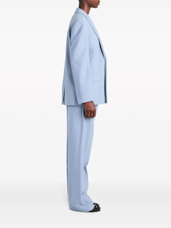 Proenza Schouler Devon Peak-lapel Blazer - Blue