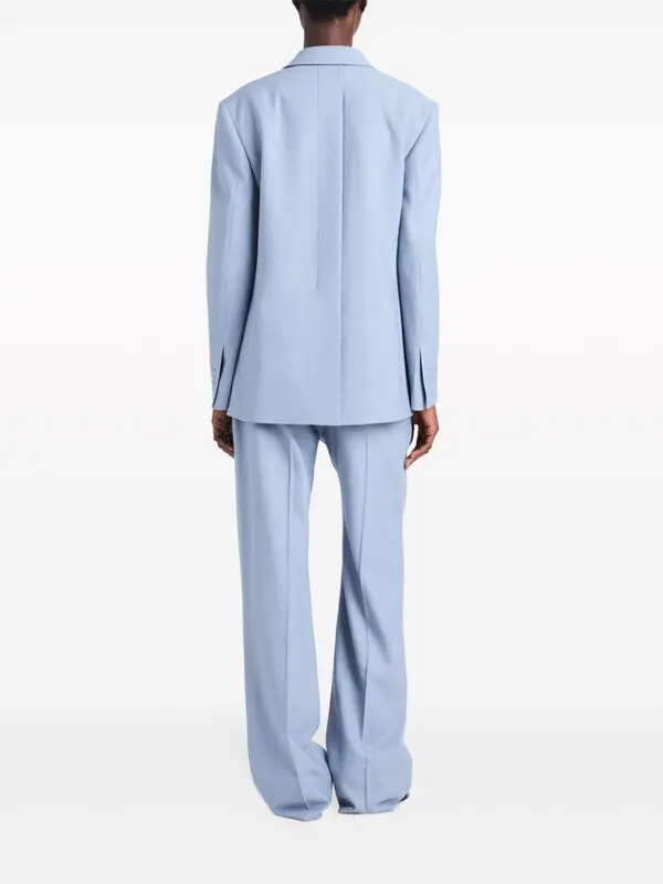 Proenza Schouler Devon Peak-lapel Blazer - Blue