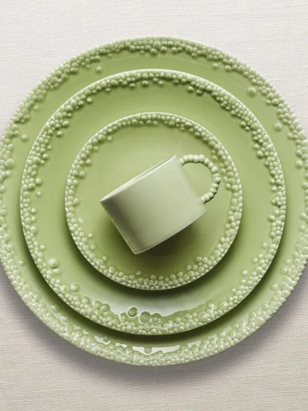 L'Objet X Haas Brothers Mojave Dinner Plate - Green