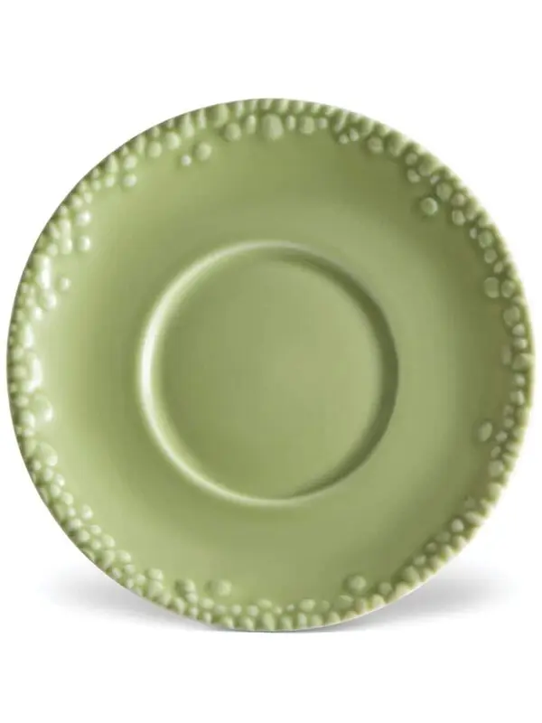 L'Objet X Haas Brothers Mojave Desert Porcelain Saucer Plate - Green