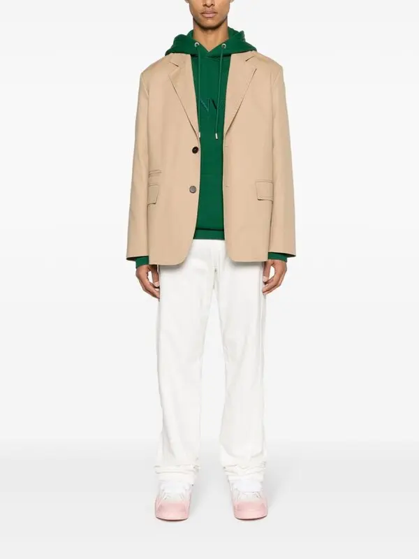 LANVIN Single-breasted Cotton Blazer