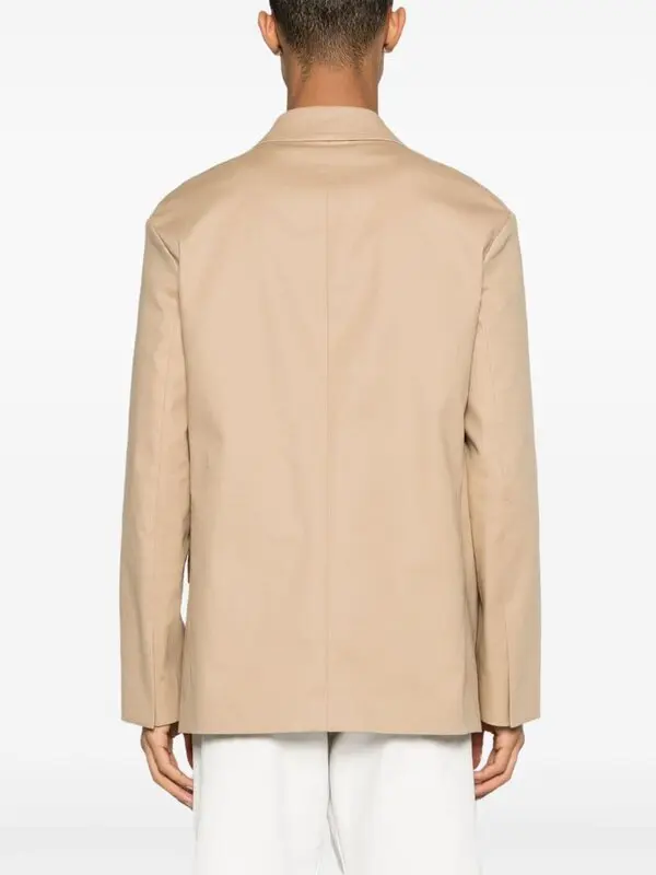LANVIN Single-breasted Cotton Blazer