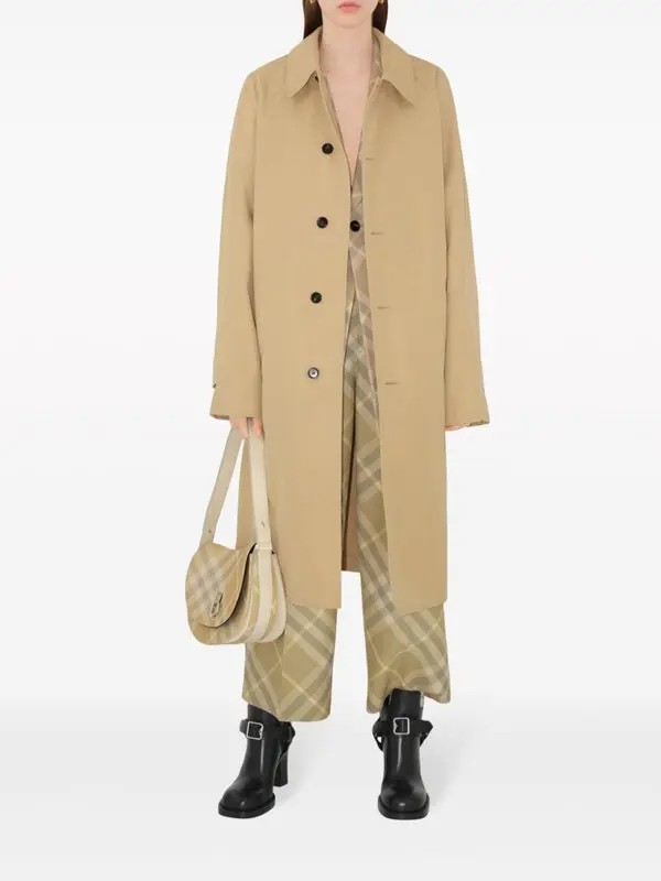 Burberry Check-print Wool Trousers - Neutrals