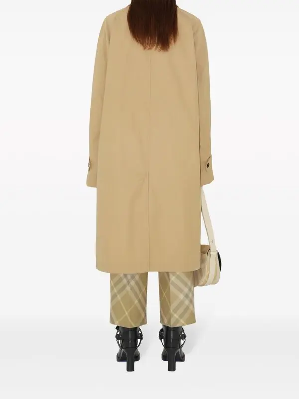 Burberry Check-print Wool Trousers - Neutrals