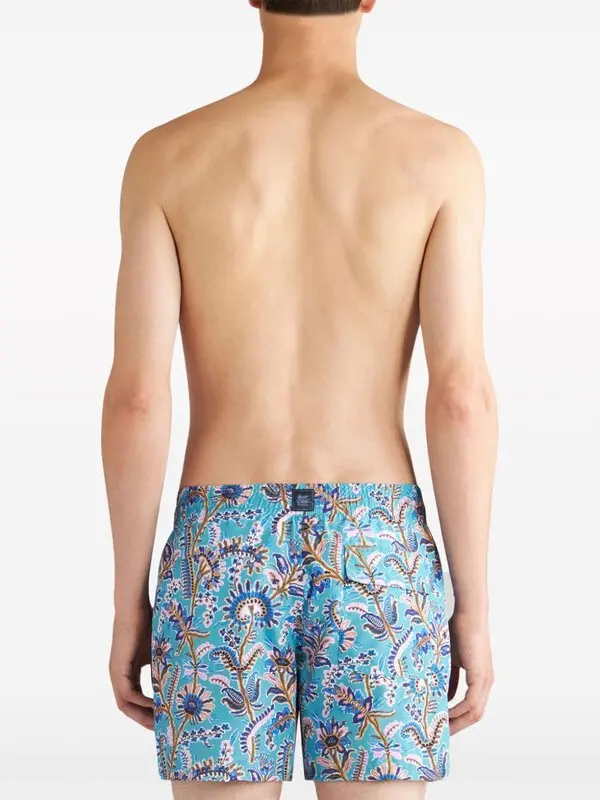 Etro Floral-print Swim Shorts