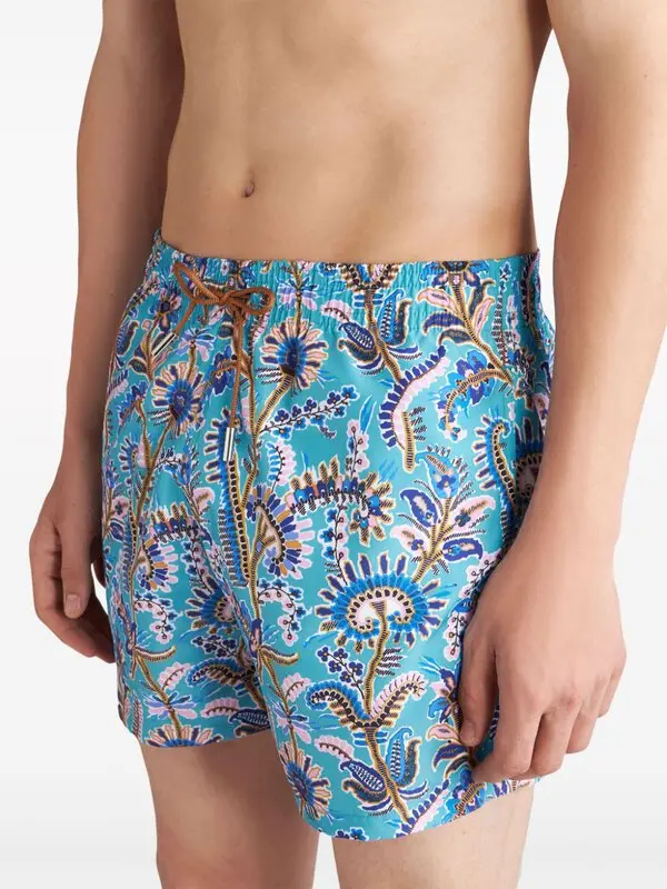 Etro Floral-print Swim Shorts