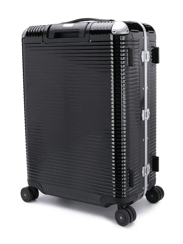 FPM MILANO Bank Light Spinner 68 Luggage Trolley - Black