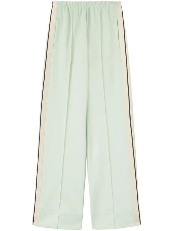 Palm Angels Side-stripe Track Pants - Green