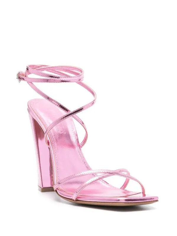 Paris Texas Diana 105mm Leather Sandals - Pink