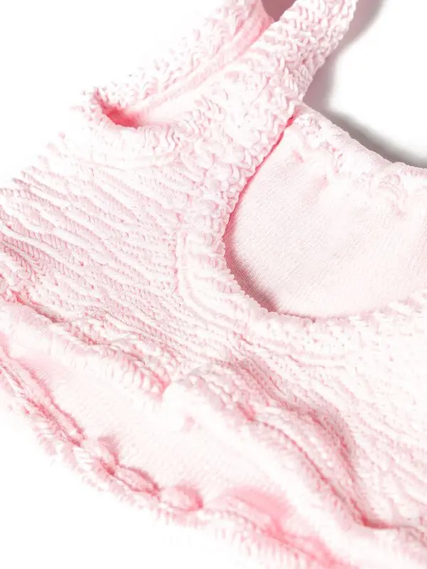 PARAMIDONNA Emily Smock-design Bikini Set - Pink