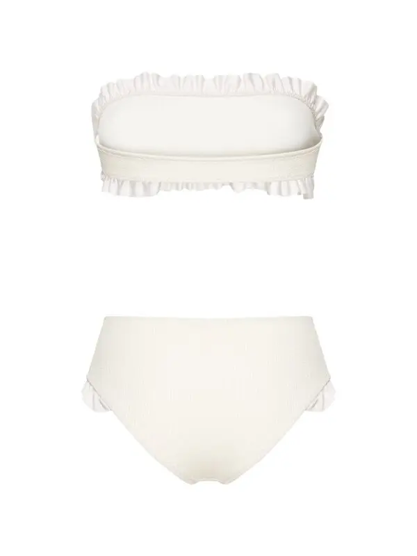 PARAMIDONNA Kylie Ruffled-trim Bandeau Bikini
