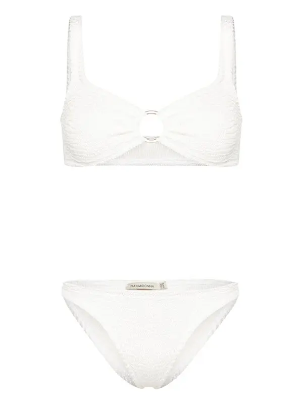 PARAMIDONNA Irina Crinkled Bikini Set - White