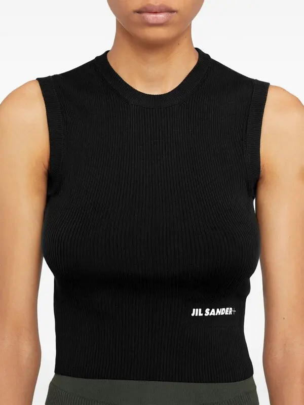 JIL SANDER Logo-print Vest Top