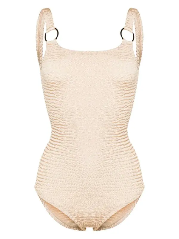 PARAMIDONNA Sophia Sugar Crinkled Swimsuit - Neutrals
