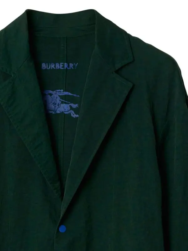 Burberry Notched-lapels Single-breasted Blazer